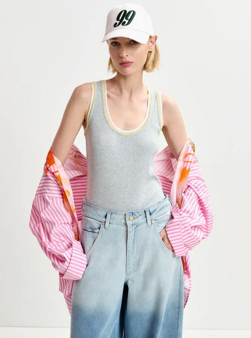 Essentiel Antwerp Harcel Tank - Nimbus Cloud – Shop Fuschia